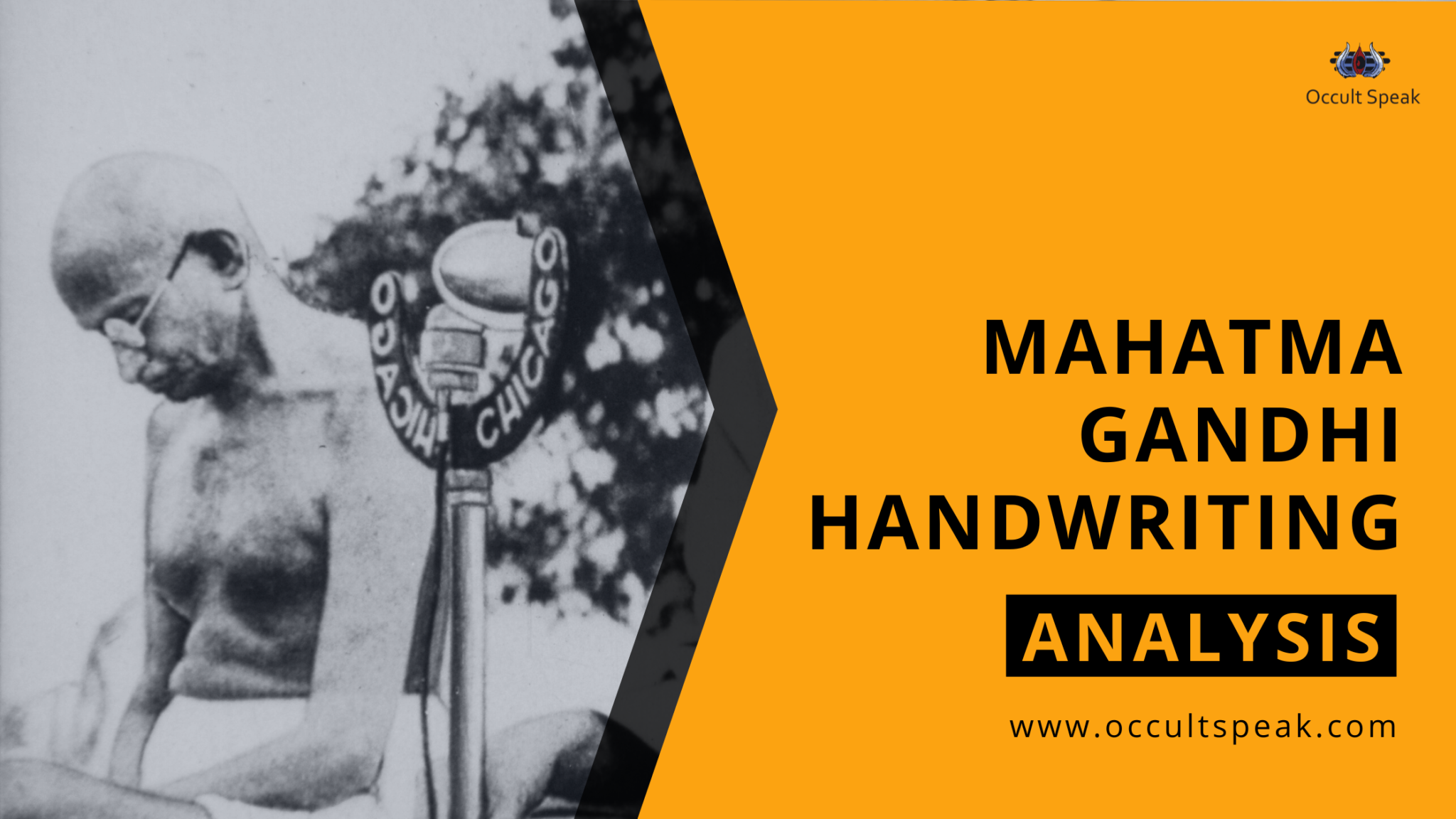 Dark Secrets in Mahatma Gandhi Handwriting