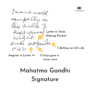 Dark Secrets in Mahatma Gandhi Handwriting