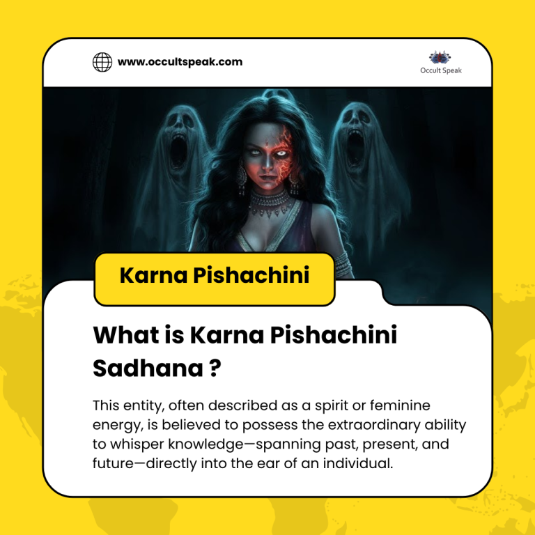 Karna Pishachini Sadhana: An Esoteric Exploration